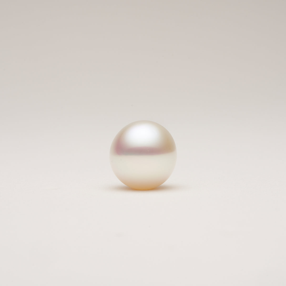 Single Drop 13 mm pearl, Flawless Complexion, Gem Lustre, White with P ...